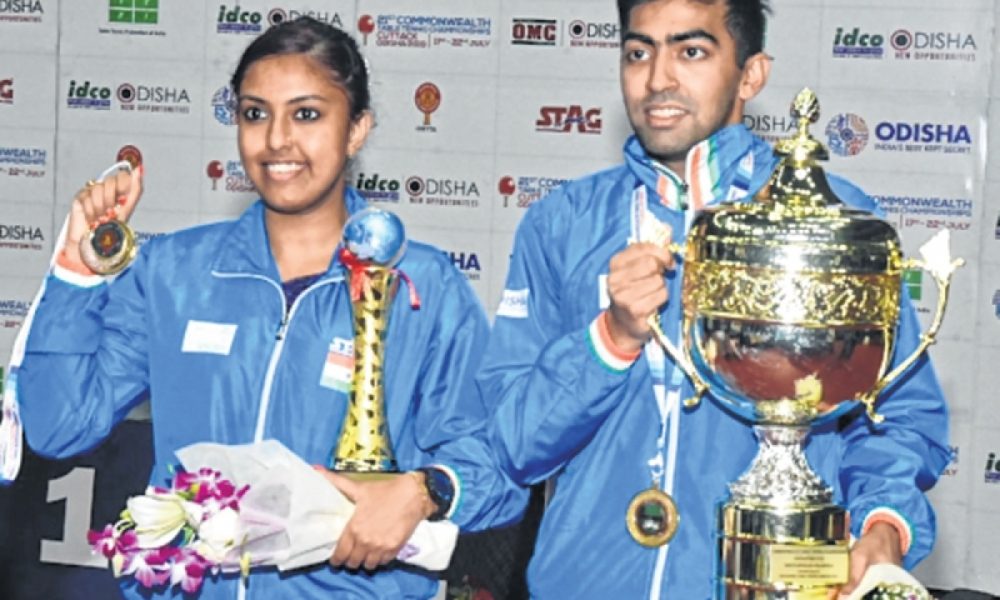 Harmeet Desai, Ayhika Mukherjee win gold as hosts claim seven gold for a complete sweep ...
