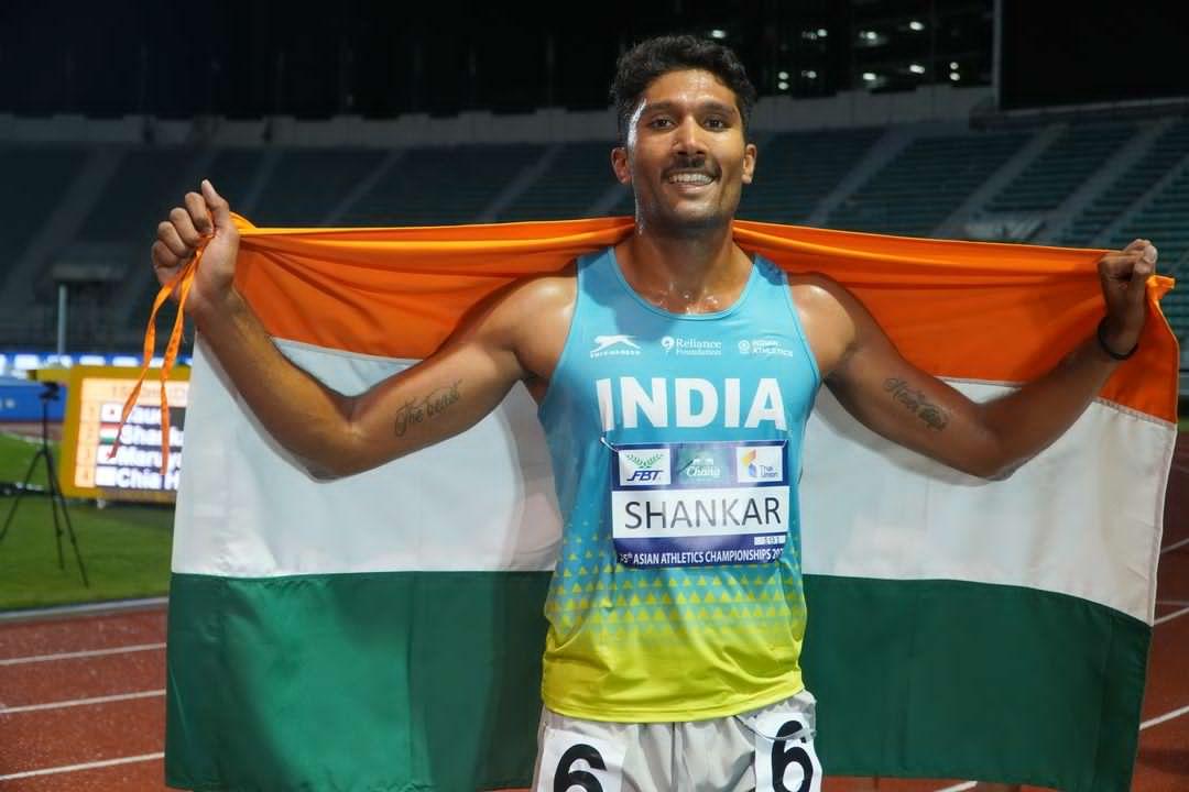 Tejaswin Shankar Sets New National Decathlon Record with 7,826 Points ...